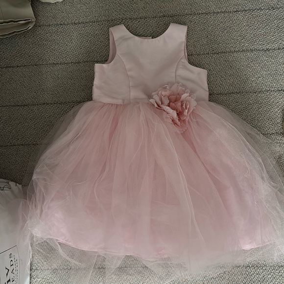 Pippa & Julie | Dresses | Pippa Julie Pink Flower Girl Tulle Bottom ...